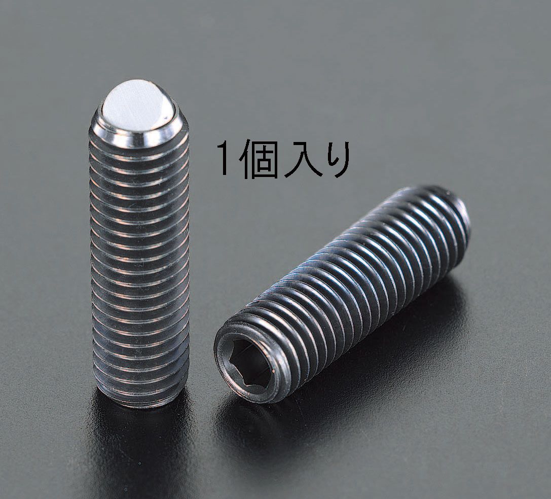 ●本体材質…スチール(SCM45)、処理：黒染め●ボール材質…スチール(SUJ2)●形状…半球タイプ●入数…1個入り●Aサイズ…16mm●Bサイズ…M4●ボール径…2.5mm●入数…1個入り000012070629　