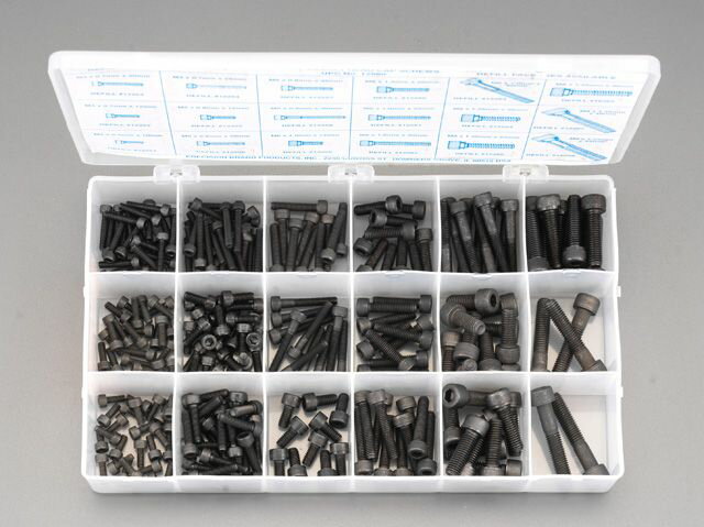 ●(セット内容):サイズ、ピッチ(入数):M4×10mm、0.7mm(25)M4×12mm、0.7mm(25)M4×20mm、0.7mm(25)M4×25mm、0.7mm(25)M5×12mm、0.8mm(25)M5×20mm、0.8mm(...