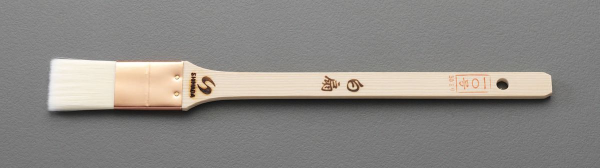 毛材質：化学繊維毛柄材質：木製サイズ：5号幅：15mm全長：280mm毛丈：35mm重量：10g塗装時の目地用水性塗料に適しています。000012223579　