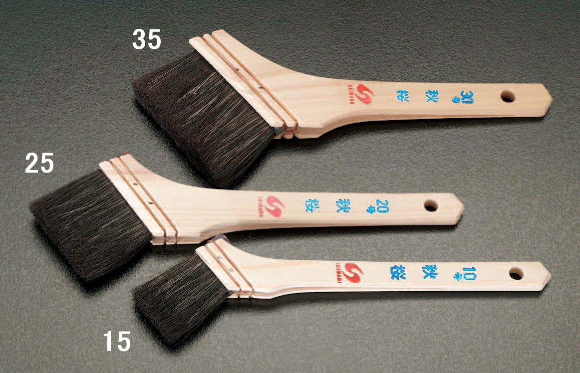 全長：230mmサイズ：10号毛丈：40mm毛幅：30mm馬毛油性用000012261209　