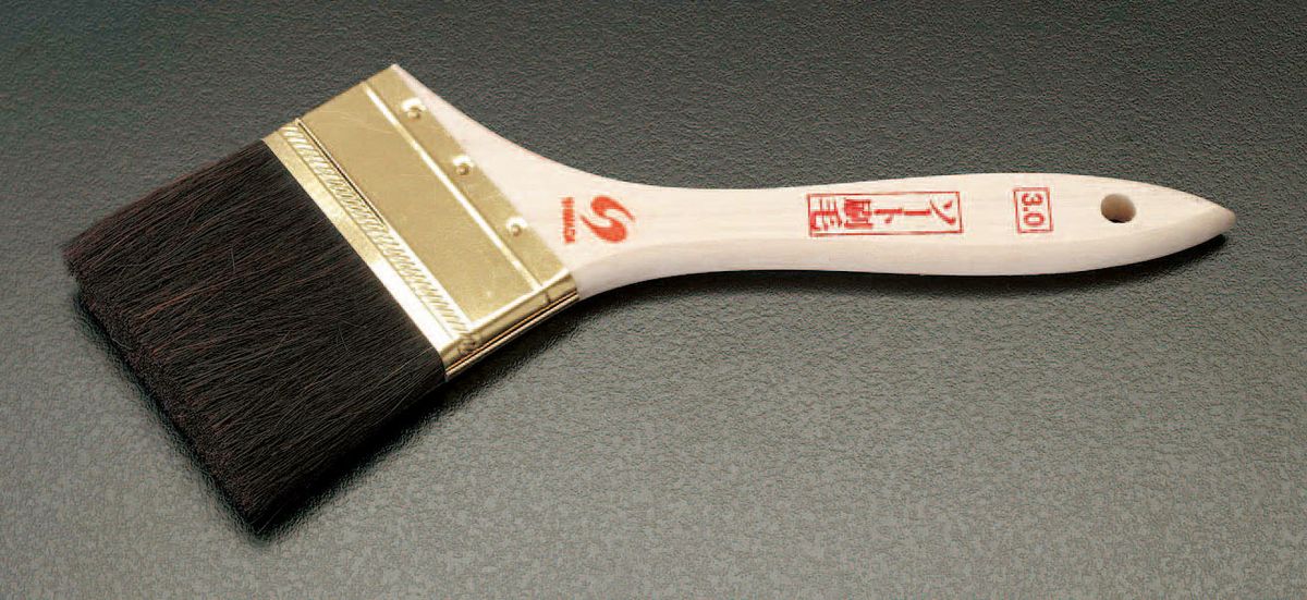 用途：クレオソート用毛色：黒毛材質：毛：馬毛、柄：木全長：265mm毛幅：70mm毛丈：50mm000012001340　