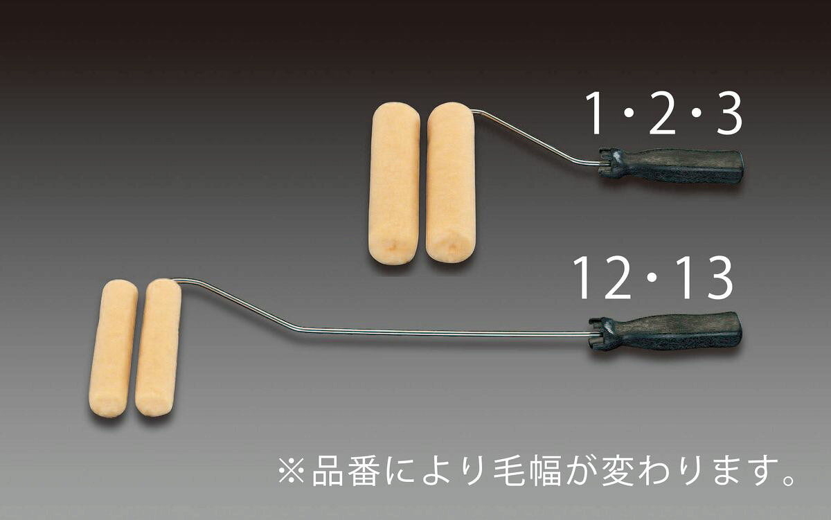 用途：水性塗料用材質：ローラ：アクリル毛、軸：スチールグリップ：プラスチック軸径：6mm毛丈：13mm毛幅：100mmハンドルサイズ：100(W)X305(L)mm付属品：ローラーX2本入り延長ポール取付け可能、ハンドルエンドがメスネジにな...