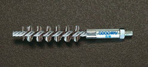 ●ブラシ材質…ステンレススチール●接続ねじ…1/4”-28●適応パイプ内径…22.2mm(7/8”)EA115GA-1〜-26のシャフトに取り付けて使用して下さい。軟、少し硬めのスケールの除去用000012002237