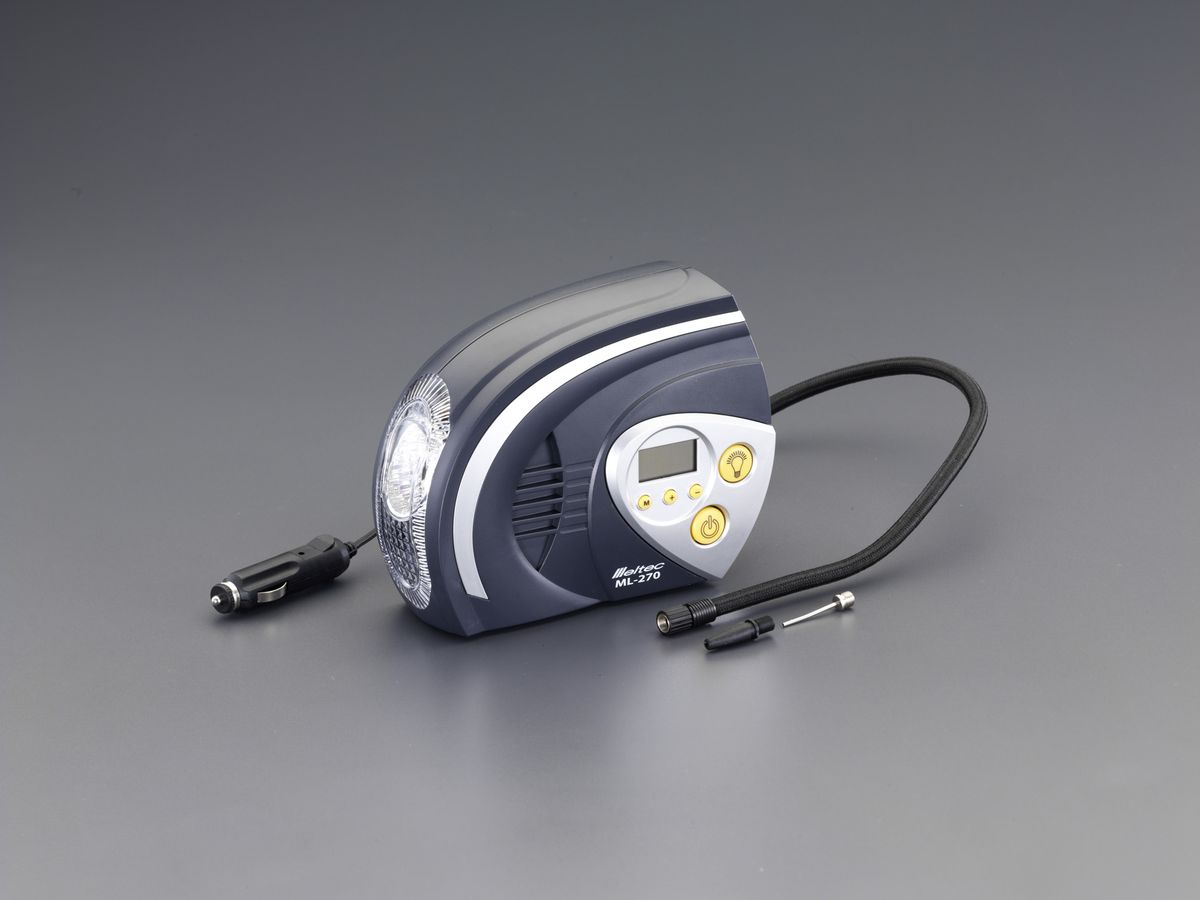 ・入力電圧:DC12V・動力電流:3.5A（MAX:10A）・連続使用:30分以内・デジタルメータ表示:0-999kPa・圧力設定範囲:5-825kPa・ヒューズ容量:10Aガラス管(コードに内蔵)・エアーホース長さ:600mm・電源コード...