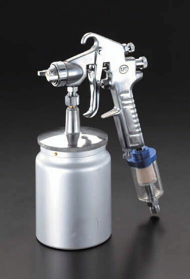 使用圧力：0.34MPa吐出し空気量：180L/min付属品：フィルターノズル径：1.5mm取付ねじ：G(PF)1/4"カップ容量：600ml所要コンプレッサー：0.75-1.5kw重量：740g000012045279　