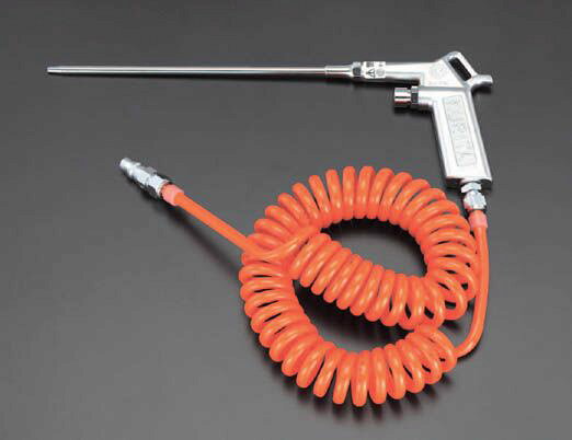ノズル長：300mmエアー量：150L/min穴径：2mm常用圧力：0.69MPaホース全長：5m使用範囲：3.5m付属品：プラグ本体材質：アルミダイカスト000012045285　