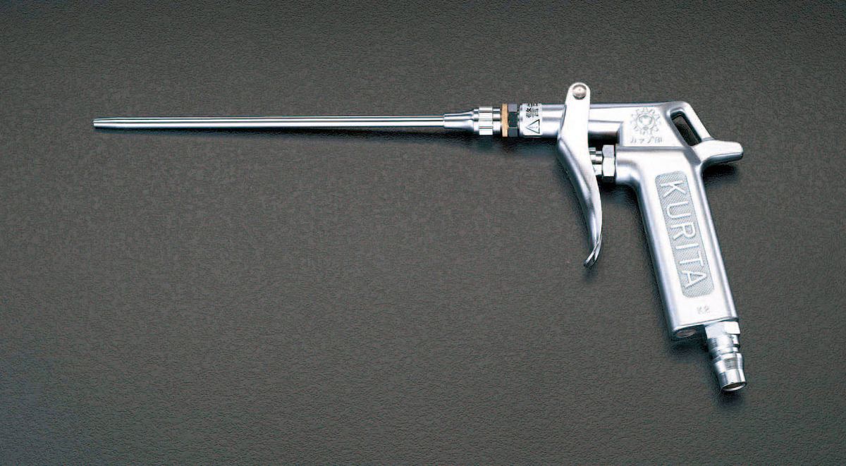 ●使用圧力:0.7MPa●本体材質:アルミダイカスト●穴径:2mm●ノズル長:300mm●エアー量:135L/min●ノズル取付ねじ:G1/8"エアー流量調整付プラグ付プラグを取った際、本体G1/8メネジ000012045291　