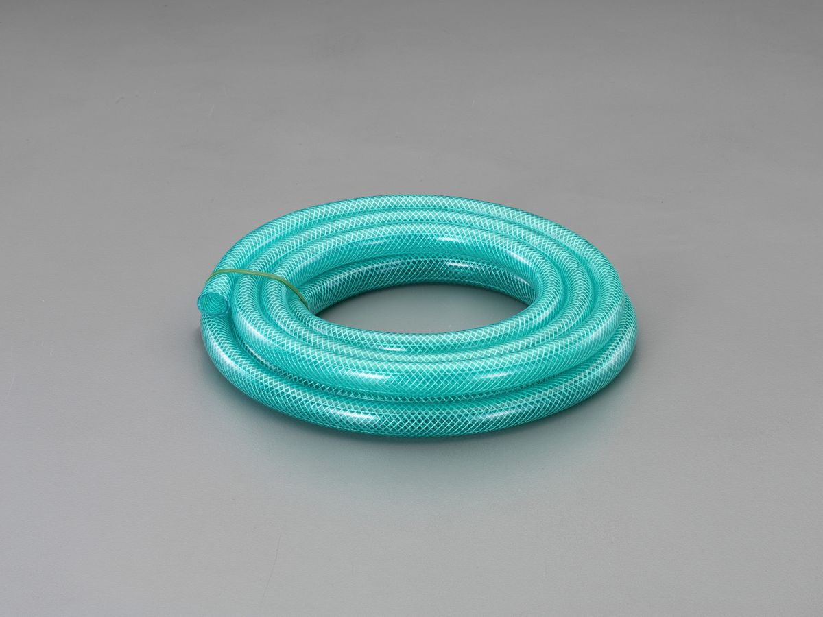内径X外径：15X20mm全長：20m材質：軟質塩化ビニール常用圧力：0.8mPa糸入り糸入りでホースを補強し、圧力に強いのが特徴です。000012254715　
