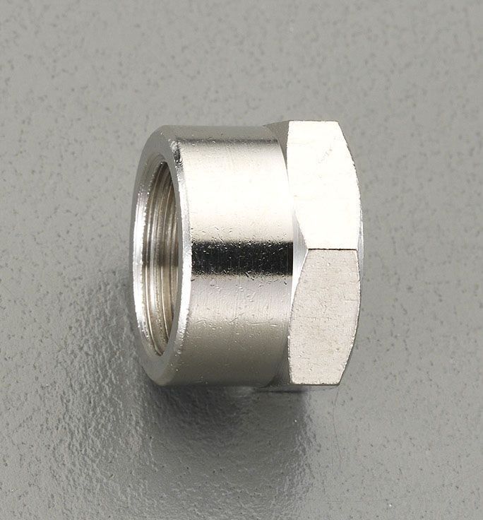 ●材質:真鍮（ニッケルメッキ）●最高使用圧力:0.78MPa（8kgf//cm2）●ねじ径:G（PF）1/2"●六角幅:24mm●全長:17mm●ねじ有効長:12mm●重量:約28g000012236150　