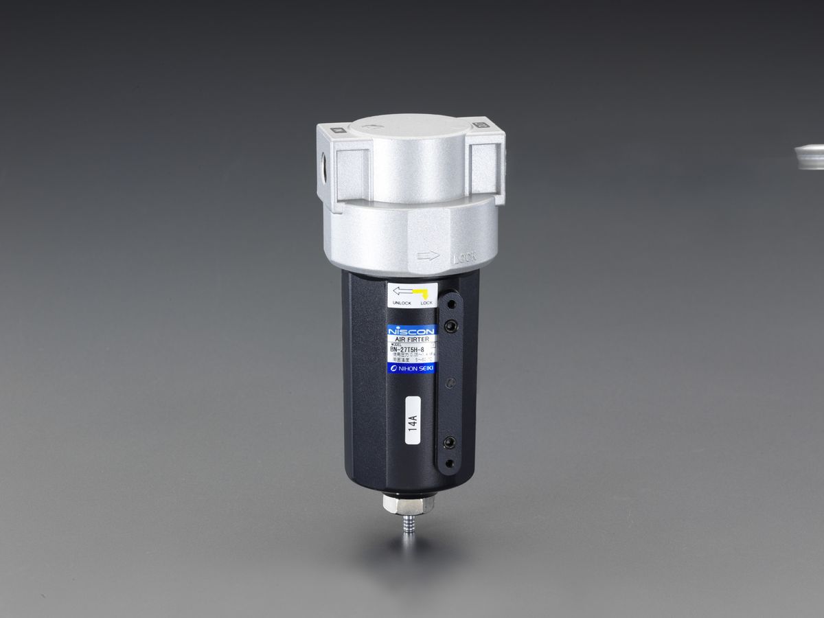 使用圧力：0.05-1.4MPa耐圧力：2.1MPaろ過度：5μm全高：170mm取付ねじ：Rc3/8"面間：70mm000012262271　