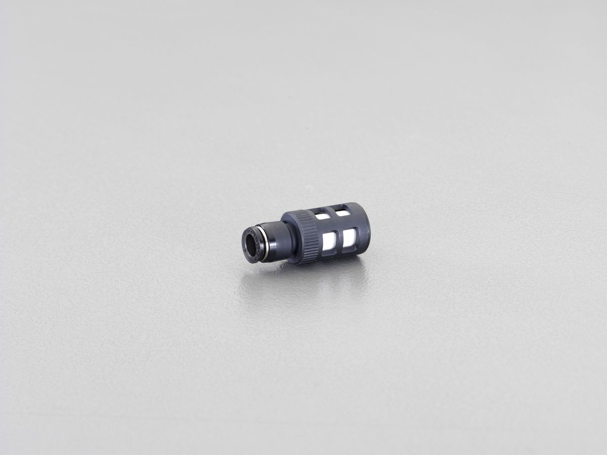 ●使用圧力範囲:0-0.9MPa●使用温度範囲:0-60°C●本体材質:樹脂:PBT、エレメント:PVF●使用流体:空気●チューブ外径:8mm●消音効果:20dB000012247832　