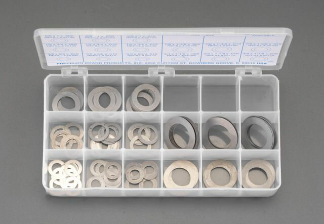 ●(セット内容):外径×内径・厚み（mm）・入数:5/8"×3/8"・0.127・125/8"×3/8"・0.254・85/8"×3/8"・0.381・103/4"×1/2"・0.127・103/4"×1/2"・0.254・133/4"×1...