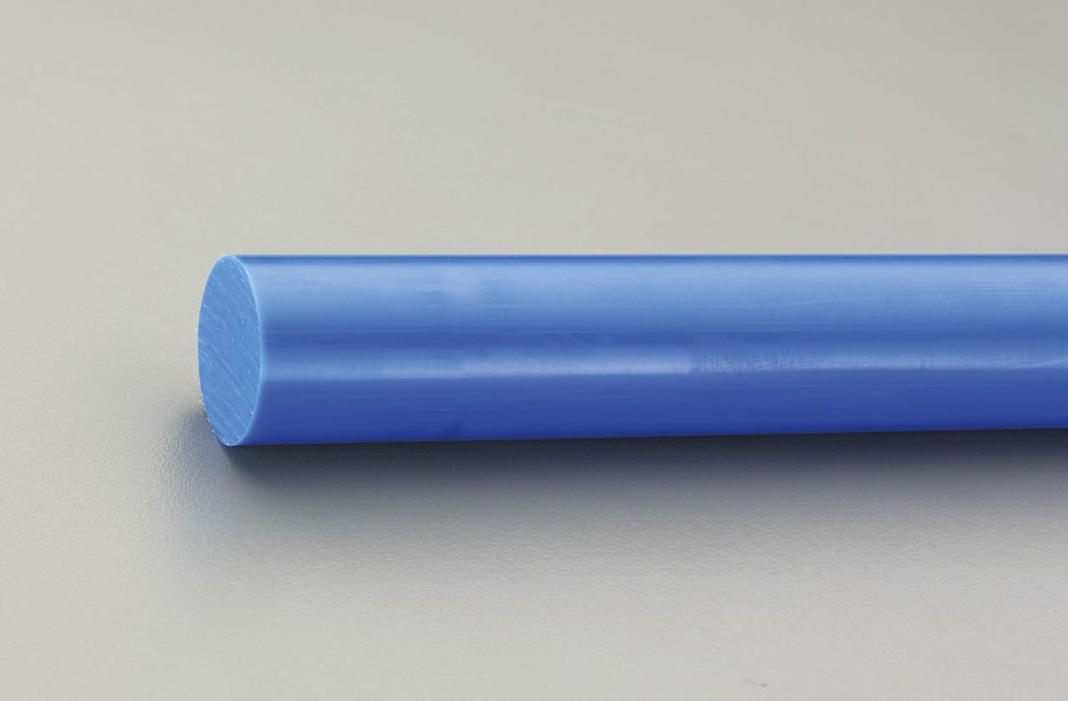 ●材質:MCナイロン(MC901)●外径:35mm●全長:300mm●公差:外径:+0.1-+1.0mm、全長:+0.1-+15.0mm●重量:0.36kg●色:青●連続使用温度:高温:120°C、低温:-40°C●耐薬品性:油:○、酸:×...
