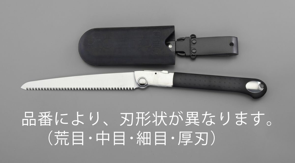 ・刃材質:高炭素刃物鋼(ハードクロム仕上)・柄材質:アルミダイカスト+エラストマー・ホルダー材質:加硫合成ゴム・仕様:中目・全長:500mm・刃長:240mm本体+ホルダー替刃式携帯に便利な着脱式ホルダー付000012263177楽天 JP店　