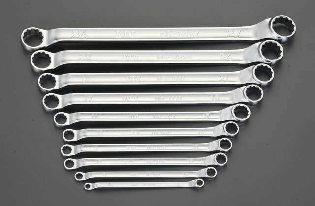 ●(セット内容)10本組セットサイズ…5.5×7・8×10・10×12・11×13・12×14・14×17・17×19・19×21・22×24・24×27mm●全長…151〜367mm●材質…工具鋼12ポイント45°タイプ000012025...
