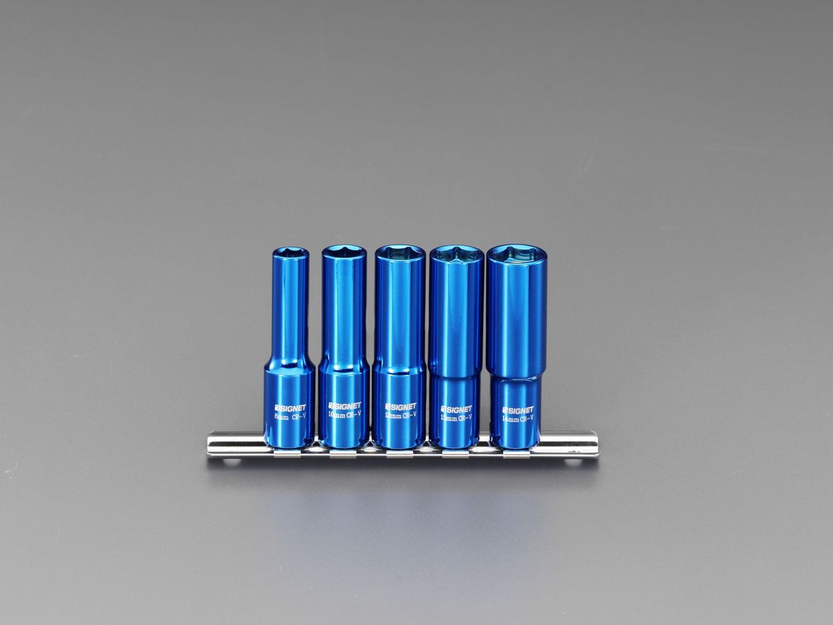 ●差込角…3/8”●対辺…8・10・12・13・14mm●全長…63mm5個セットマグネット付エンジンルーム等の狭い環境下での作業に。000012263310楽天 JP店　