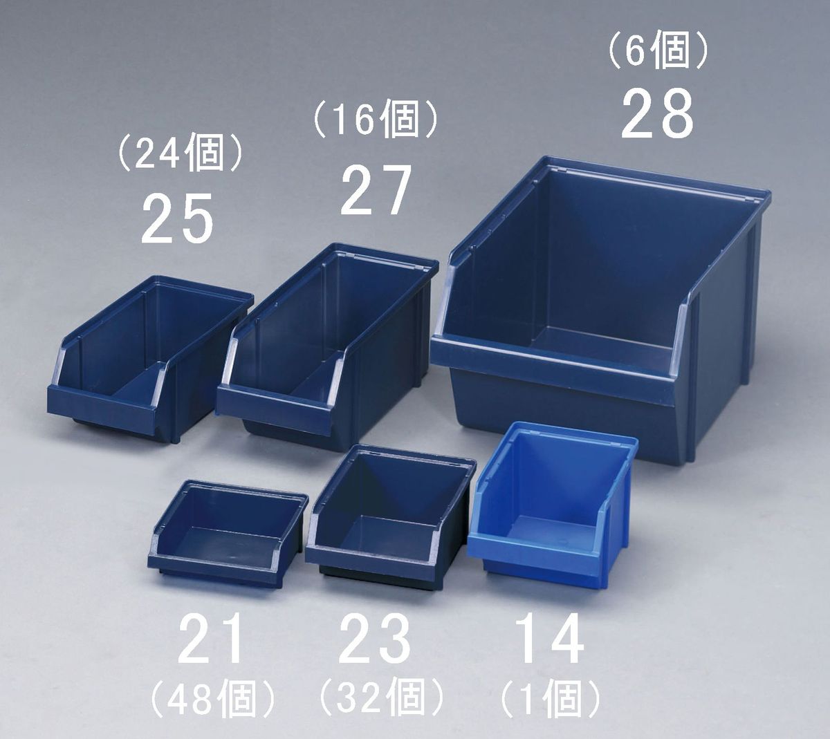●材質:ポリプロピレン●カラー:ダークブルー●サイズ(mm):125×133×50(H)●入数:48個積み重ね可能000012261658楽天 JP店　