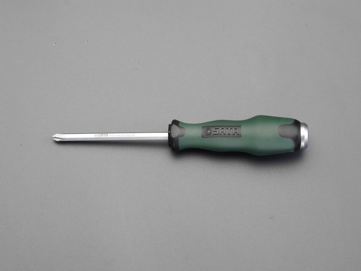 ●先端×軸径…＃2×6mm●軸長…100mm●全長…221mm●材質…軸：クロムモリブデン鋼、ハンドル：硬質樹脂貫通柄の為、ハンマーで叩けます。先端マグネット付000012259925楽天 JP店　