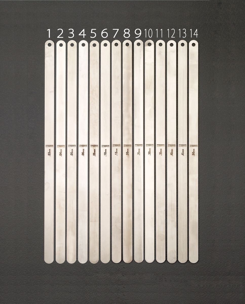 ●リーフサイズ…300×12.7mm●サイズ(mm)…0.15●公差…±0.005mm1枚ごとに150mm間隔で厚みが印字000012200048楽天 JP店　