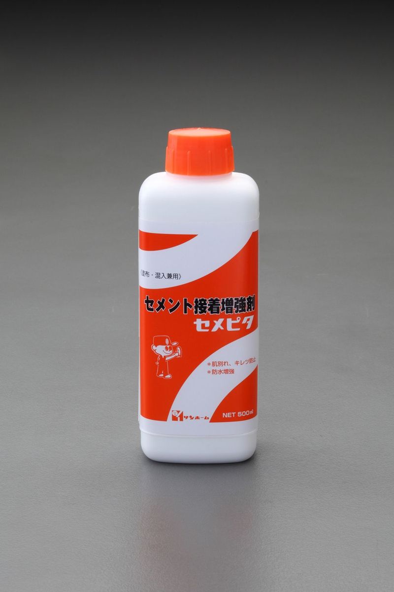 ●内容量:500ml●重量:545g●成分:エチレン系樹脂エマルジョンセメント接着増強剤セメントの肌わかれや亀裂防止、防水にも役立ちます。塗付、混入兼用000012256295　