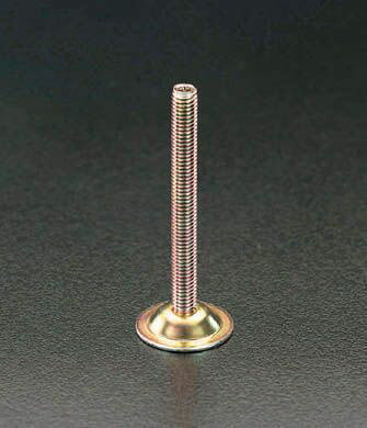 ●材質:スチール(酸化クロメートメッキ仕上)●ベースサイズ:φ30×7mm●耐荷重:100kg●ねじサイズ:M8×122mm000012024406　