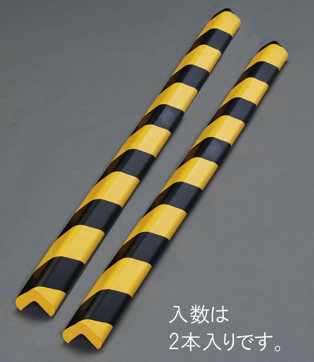 ●材質:NBR(発泡ゴム)●サイズ:48×48×900mm●厚み:18mm●入数:2本工場内のコーナーに。　注意喚起とぶつかり事故防止に。両面テープ付000012232847楽天 JP店　