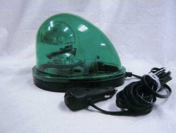 ●色:緑●定格電圧:DC12/24V兼用●材質:グローブ:ポリカーボネート、本体:ABS樹脂、反射鏡:アルミ●光源:3WハイパワーLED球●コード長:4.5m●サイズ:145×200×140(H)mm●重量:900gシガーライター用プラグ（...