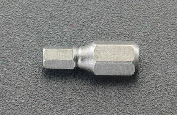 六角シャンク：1/4”サイズ：10mm全長：26mm超短ビット全長19〜26mm(狭い所でのねじ回しに)ビットの取外し簡単溝付タイプEA611KA-10楽天 JP店　