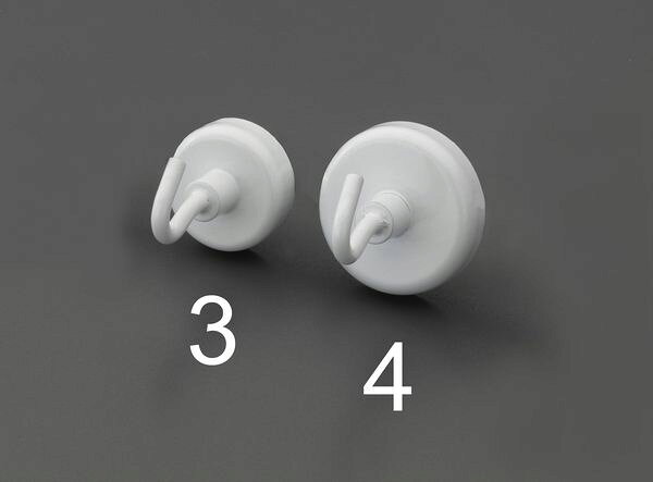 耐荷重：4kgサイズ：φ25×8mm入数：2個白エナメルコーティング仕上げ多目的に使用できます。EA781GB-3楽天 JP店　