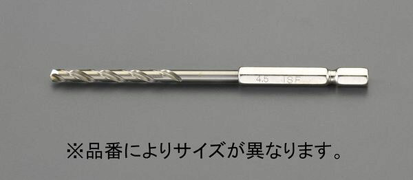 材質：HSCOM42(コバルトハイス)六角シャンク：6.35mm用途：ステンレス等、難削材に刃先径(mm)：4.0全長(mm)：108有効長(mm)：54(コバルト正宗)EA824BL-4楽天 JP店　