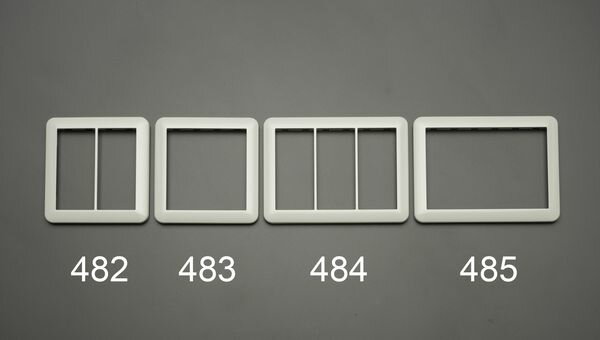 材質：ABS樹脂カラー：ホワイトサイズ：116×120×8.8(T)mm2連用EA940CD-482楽天 JP店　