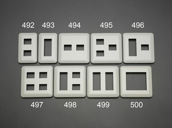 材質：ABS樹脂列：2列口数：3口サイズ：116(W)×120(H)×8.8(T)mmEA940CD-495楽天 JP店　