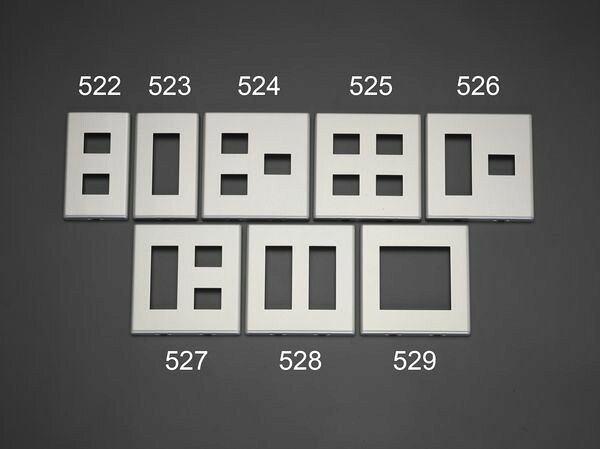 材質：耐食アルミニウム合金列：1列口数：2口サイズ：70(W)×120(H)×8.8(T)mm新金属プレート2型EA940CD-522楽天 JP店　