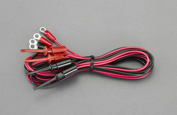 絶縁耐圧：AC2000V1分以上リード線：0.3m全長：1000mm丸端子⇔ICクリップ赤、黒、各色2本・計4本入EA940DT-67楽天 JP店