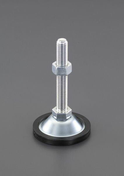 材質：鉄(三価クロメート処理)サイズ：ベース径：φ62mmねじサイズ：M12×100耐荷重：400kgプラスチックカバー付EA949GY-402楽天 JP店　