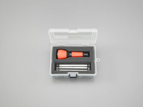 [セット内容]：9点セットドライバーハンドル：118mmハンドル六角対辺：1/4”Hexビット：1.5・2・2.5・3・4・5・6mmビット全長：125mm樹脂ケース付EA564AL-22A楽天 JP店