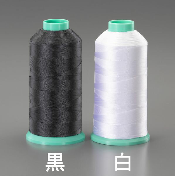 材質：ポリエステル番手：#20長さ(m)：2000引張強度：48Nカラー：白皮革用ミシン糸抜群の強度で長期の保管でも変質に強い。EA628AY-112楽天 JP店　