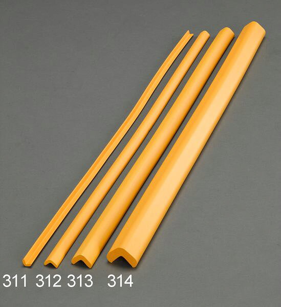 材質：NBR(発泡ゴム)長さ：900mm幅：48×48mm厚み：18mm入数：2本粘着付工作機械の周辺等の油を使用する場所の保護に油面用EA983FE-314楽天 JP店　
