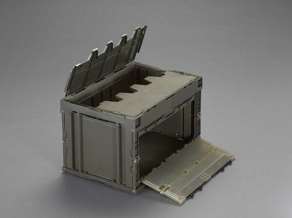 材質:ポリプロピレン容量:76.2Lサイズ(mm):649×439×327(H)入数:5個積み重ね可能長辺側に扉付きで、段積み状態から内容物の出し入れができます。★ドーリーに段積みにして、移動式収納棚としてもご使用頂けます。EA506AA-...