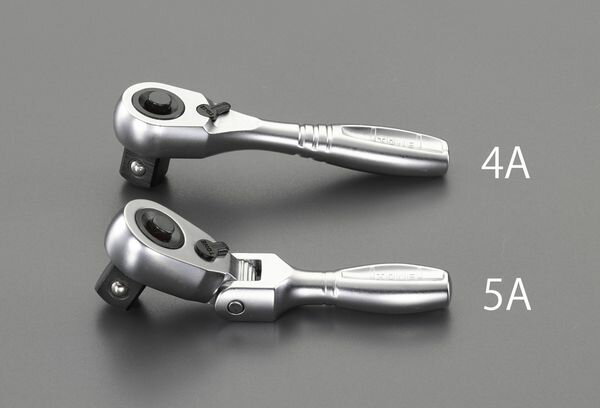 ギア数:72歯差込角:1/2"送り角:5°全長:110mm重量:184g材質:構造用鋼首振タイププッシュ式左右切替式ソケットホールド機構付EA618KA-5A楽天 JP店　