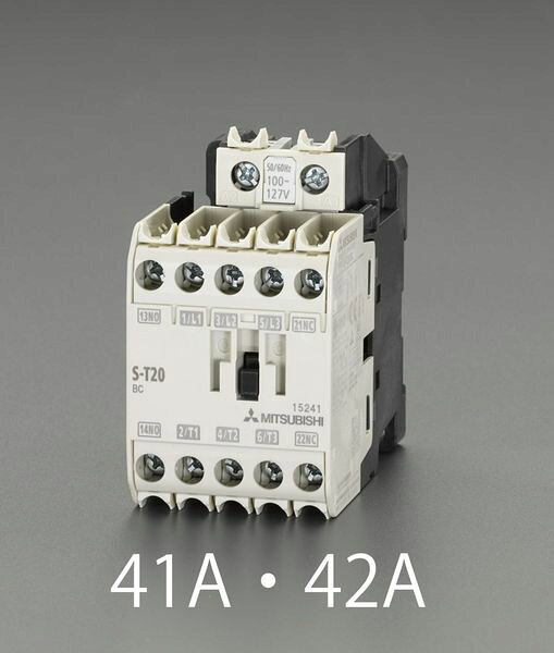 補助接点:2a2bサイズ:63×81×81(H)mm型式:S-T25BC主接点定格:200〜220V 5.5kWコイル電圧:100V三菱電機交流操作型フィンガープロテクション端子構造DINレール取付け配線合理化端子付EA940MW-51A楽...