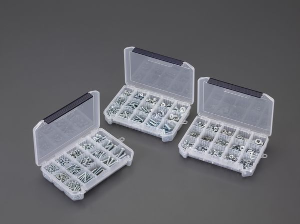 <セット内容>:【（+）ナベ頭】サイズ（入数）:M3×5（230）M3×10（150）M3×20（80）M4×10（80）M4×20（50）M4×30（40）M5×10（50）M5×20（30）M5×30（20）M6×10（30...