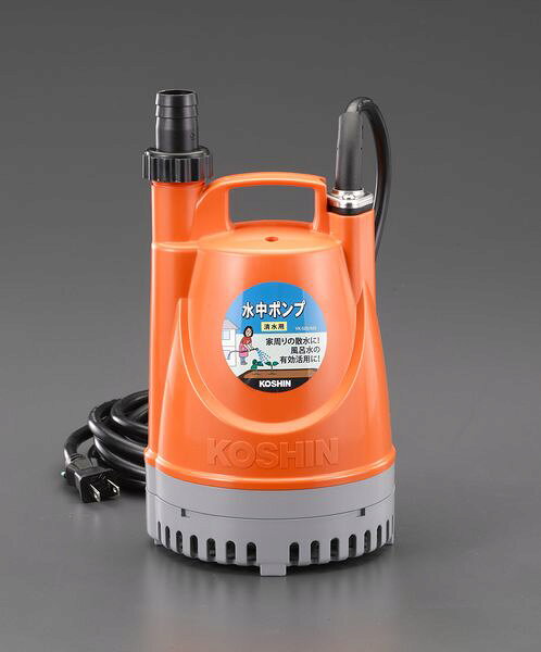 電源：AC100V周波数：60Hz出力：180W口径(mm)：15・25最大全揚程：9.5m最大吐出量：95L/分全揚程：6m（吐出量52L/分）サイズ(mm)：φ153×240(H)重量(kg)：3.9非自動型清水用散水・残水処理にEA3...