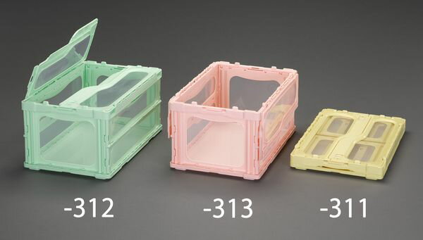 材質：ポリプロピレン容量(L)：42.6サイズ(mm)：530×366×283カラー：グリーン積み重ね可能EA506AA-312楽天 JP店　