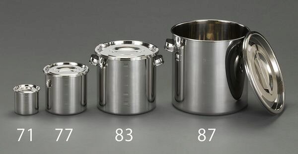 材質：ステンレス(18-8)容量：2.1L内寸サイズ(mm)：φ140×140EA508SG-77楽天 JP店　