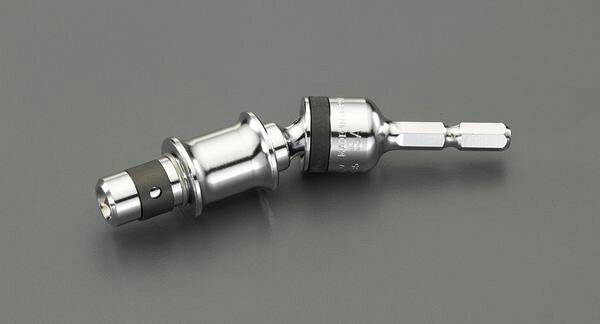 首振り角度：30°保障トルク：47N・m六角対辺：1/4”全長：100mmインパクトドライバーのヘッド部を障害物から逃がしてのねじ締め作業が可能です。EA611AX-48楽天 JP店　