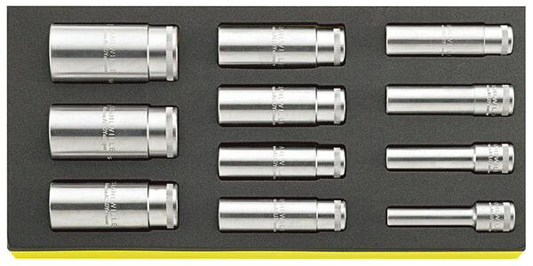 〈セット内容〉：11点トレーサイズ：175(W)×350(D)×50(H)mm差込角：1/2”ディープソケット(12角)(mm)：10・13・15・17・18・19・22・24・27・30・32全長：83mmEA612TA-22楽天 JP店