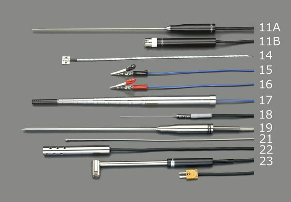 用途：L型静止表面温度範囲：−30〜600℃プローブ先端サイズ：φ17×30mmコード長：1.5mEA701BA-23楽天 JP店　