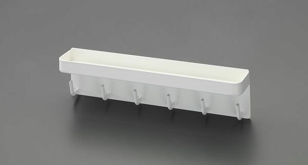 材質：スチール(粉体塗装) 耐荷重 (kg)：2サイズ (W×D×H)mm：245×45×60口幅(mm)：16印鑑などの小物が置けるトレー付で便利です。強力マグネット式EA762FG-510楽天 JP店　
