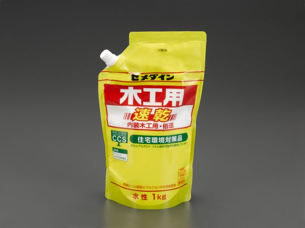速乾タイプ：接着スピードはEA935NA-0の約2倍。接着力、耐久性に優れています。硬化時間：24時間水性・酢酸ビニル樹脂系エマルジョン接着剤木工作・紙工作・手芸など幅広い用途に使えます。乾燥すると透明になり、刃物を傷めず切削加工ができます...